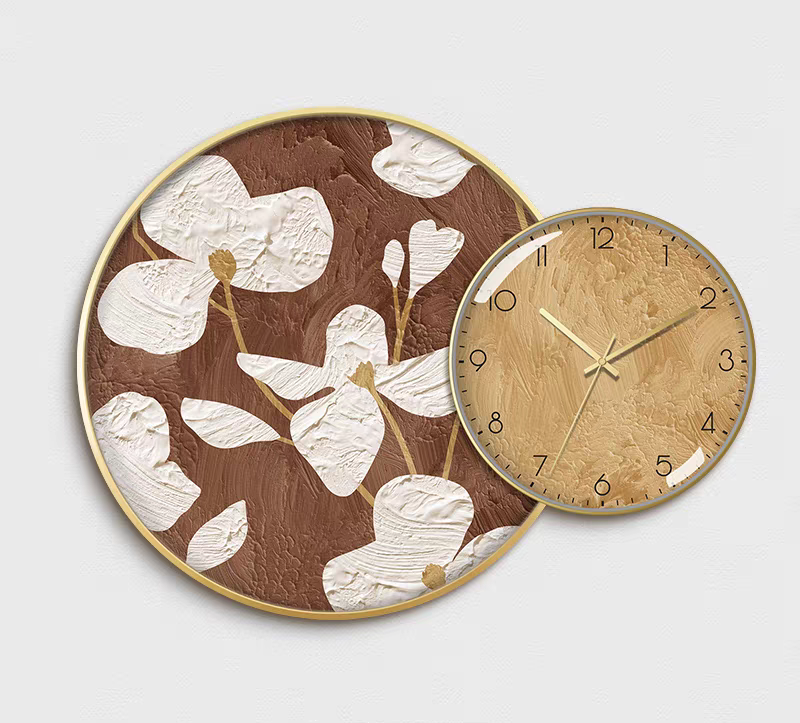 Wall Art with Clock - Deco Concept Malaysia